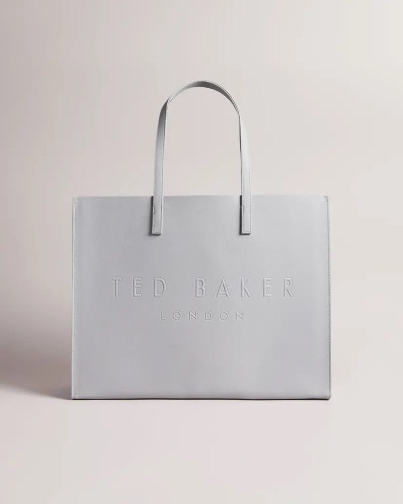 Pre order – Ted Baker Sukicon Large Icon Bag Light Grey - UK Products ...